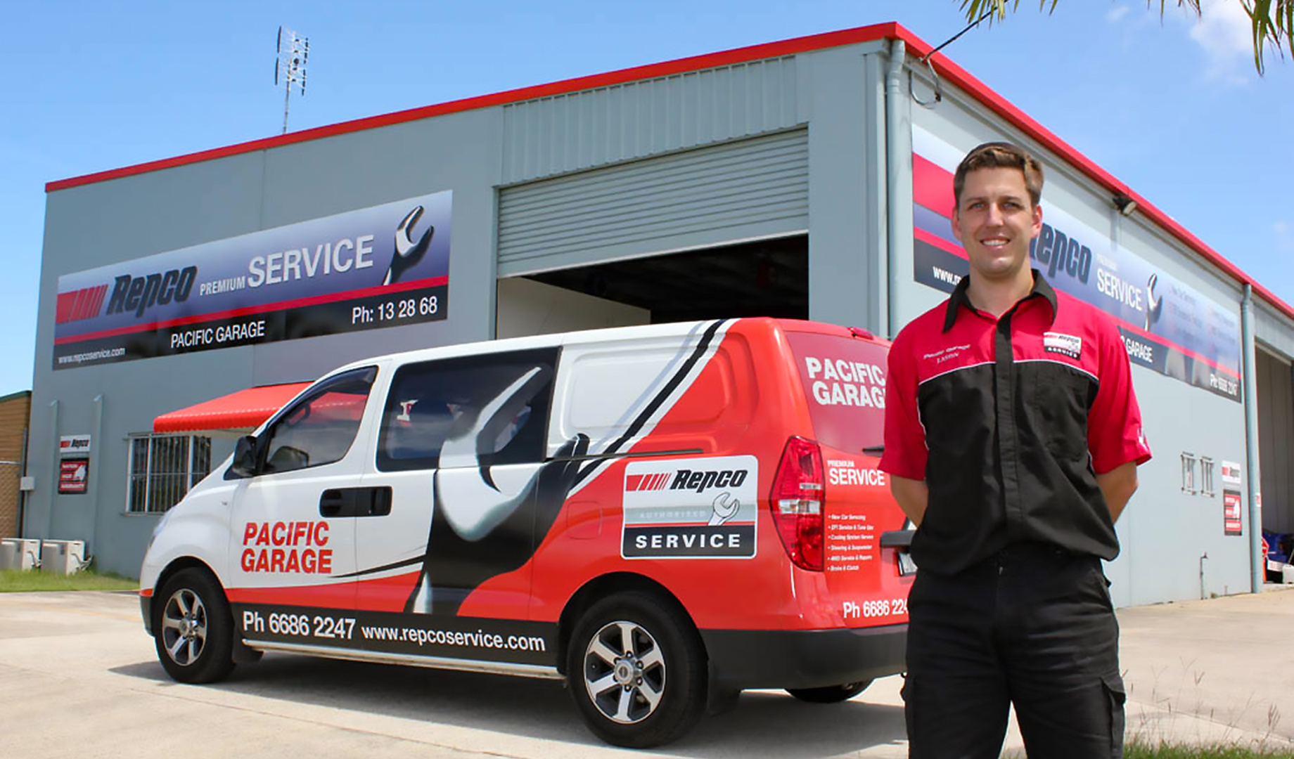 Pacific Garage, backed by Repco